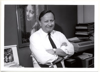 Image | Sidney Berger sitting with arms crossed | ID: hq37vp84q ...