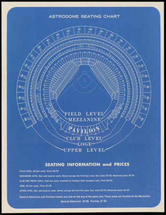 Astrodome Stadium Seating